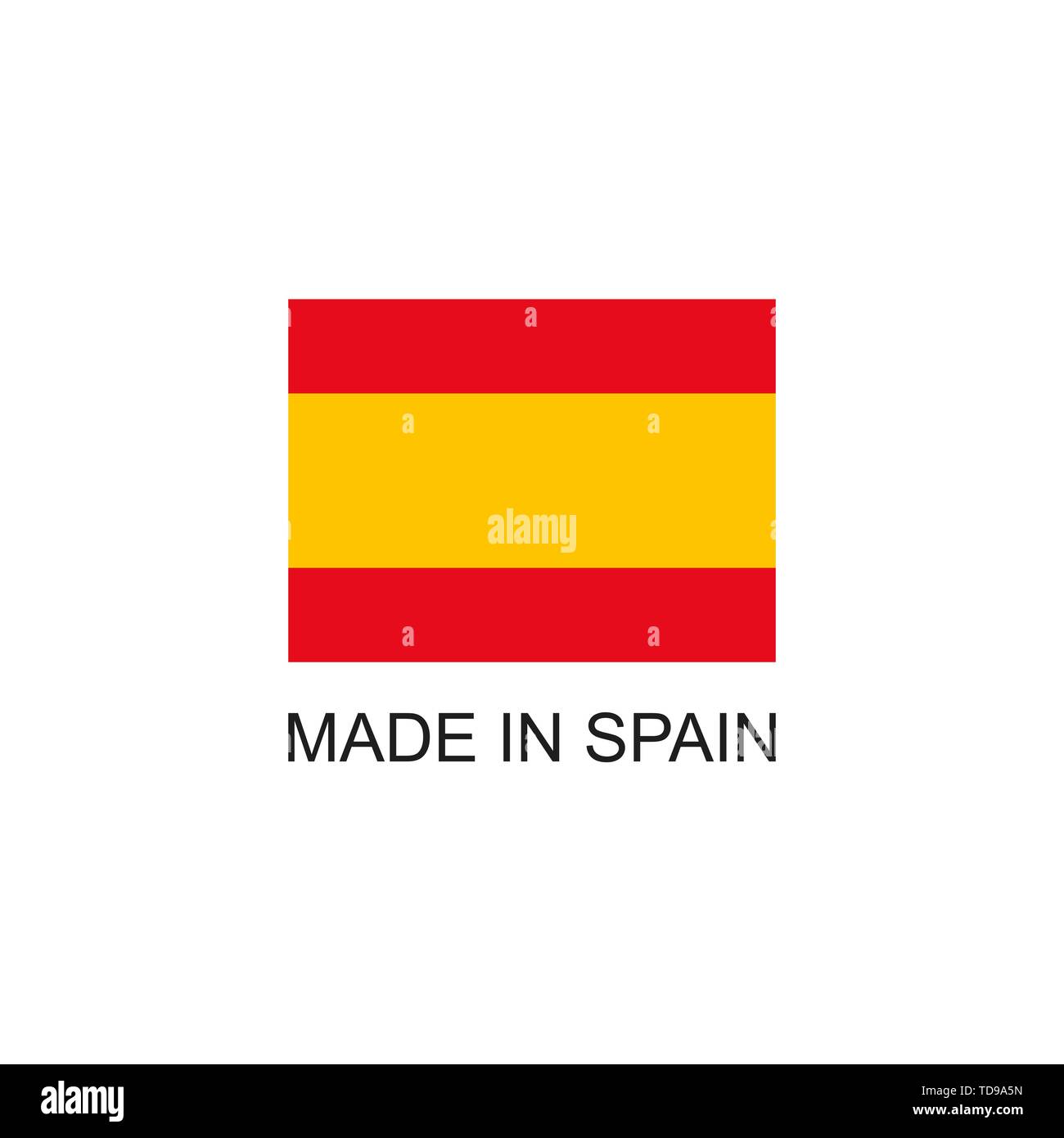 Spain flag in circle Stock Vector Images - Alamy