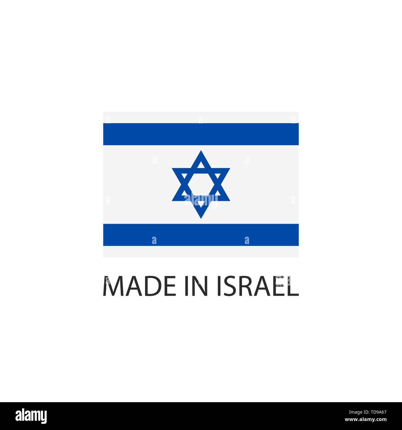 Made in Israel sign with national flag Stock Vector Image & Art - Alamy