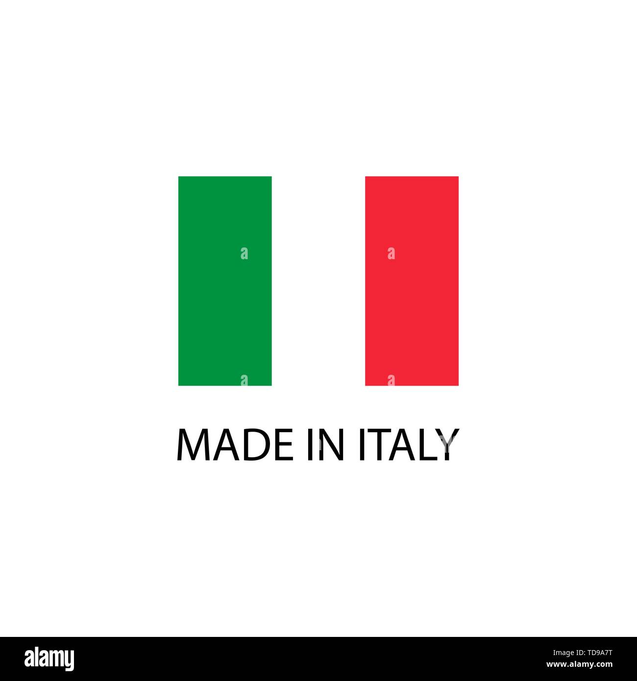 Made in Italy sign with national flag Stock Vector Image & Art - Alamy