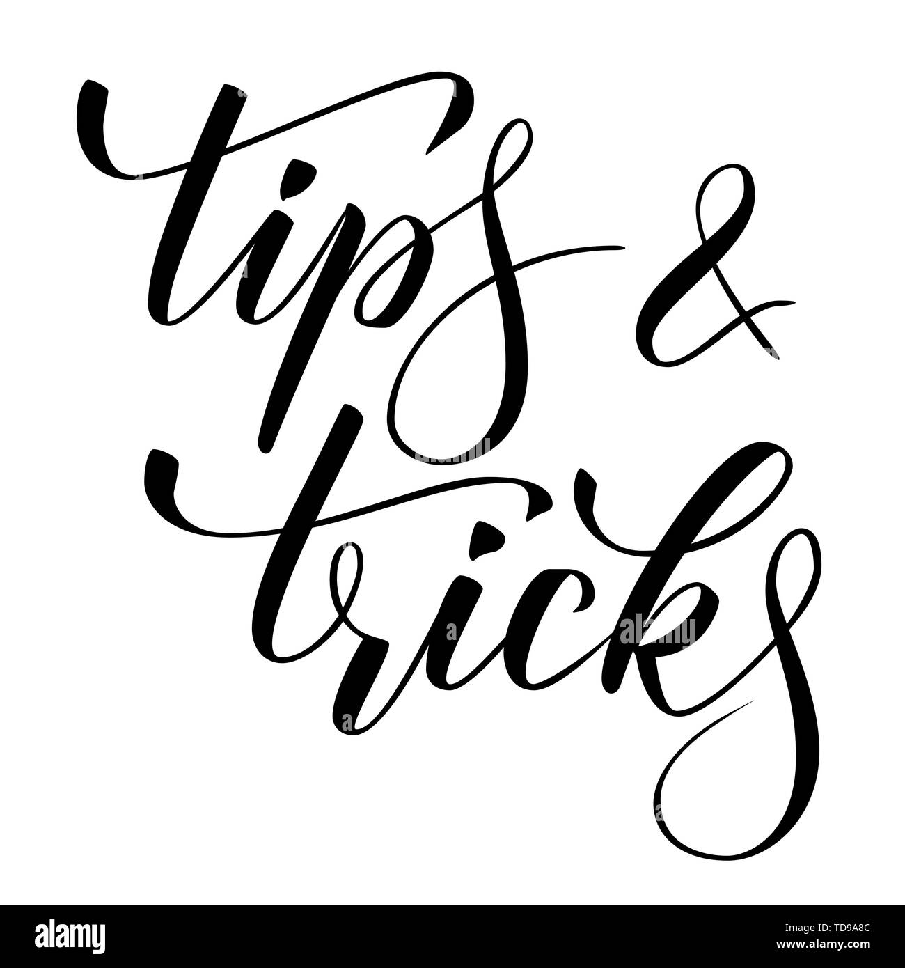 Tips tricks Stock Vector Images - Alamy