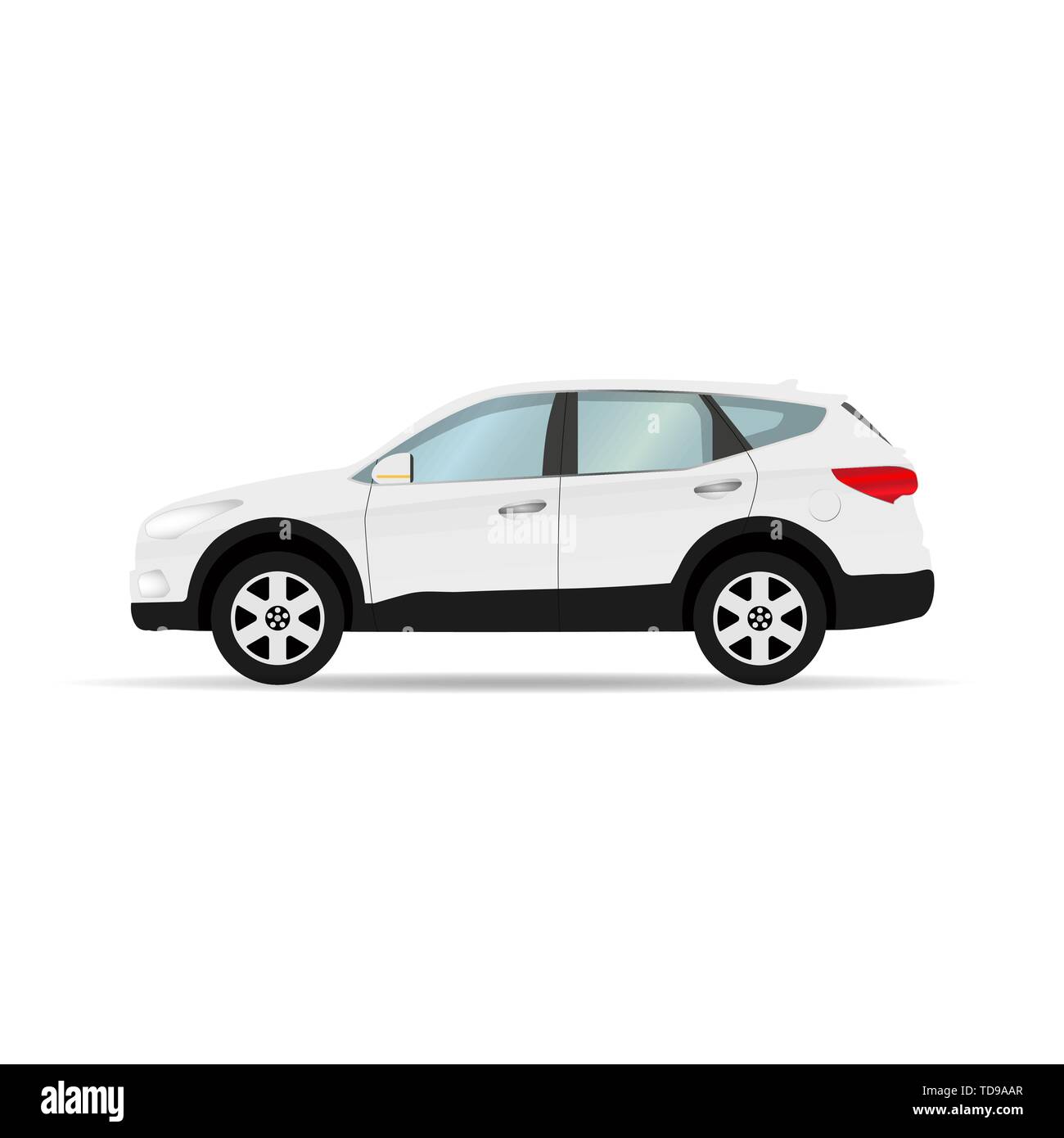 Car crossover with shadow Stock Vector Image & Art - Alamy