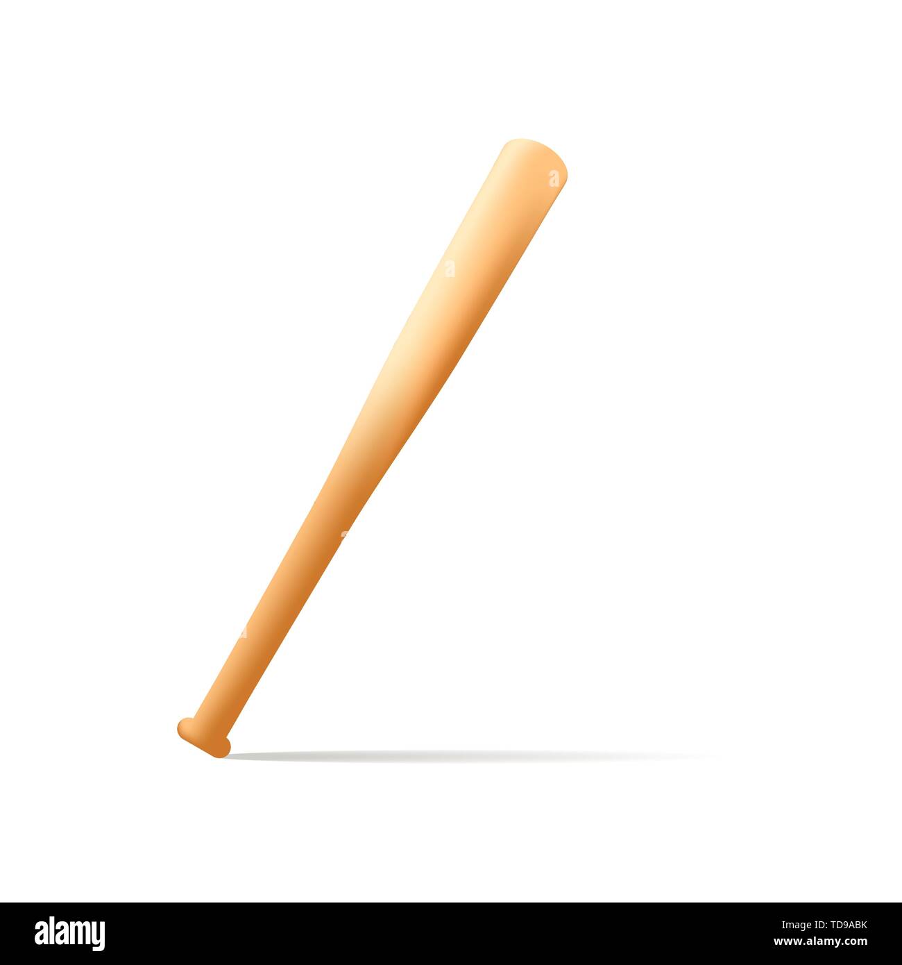 Baseball bat icon isolated on white background Stock Vector Image & Art ...