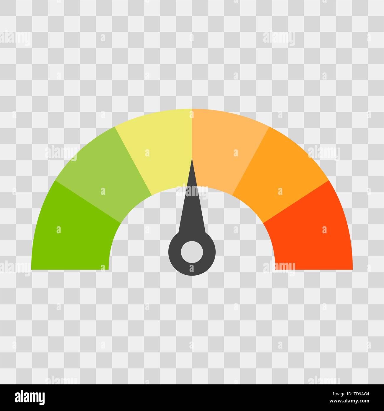 Credit score speedometer icon. Vector eps10 illustration Stock Vector ...