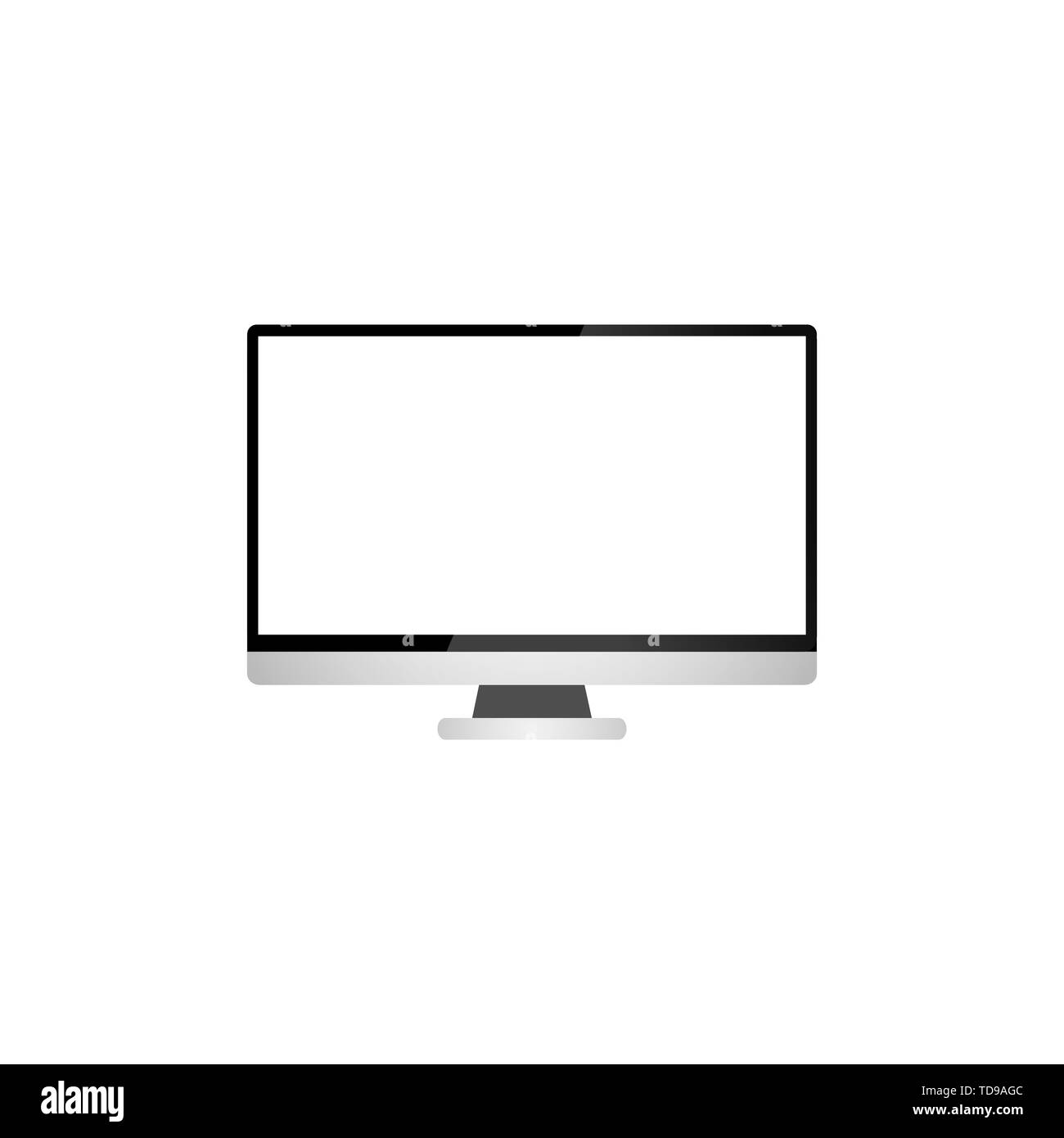 Monitor computer icon. Electronic device. Vector eps10 Stock Vector ...