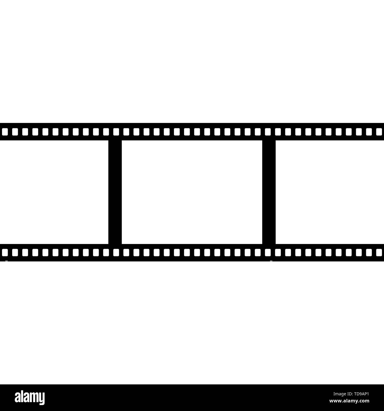 Film line isolated on white background. Vector Stock Vector Image & Art ...