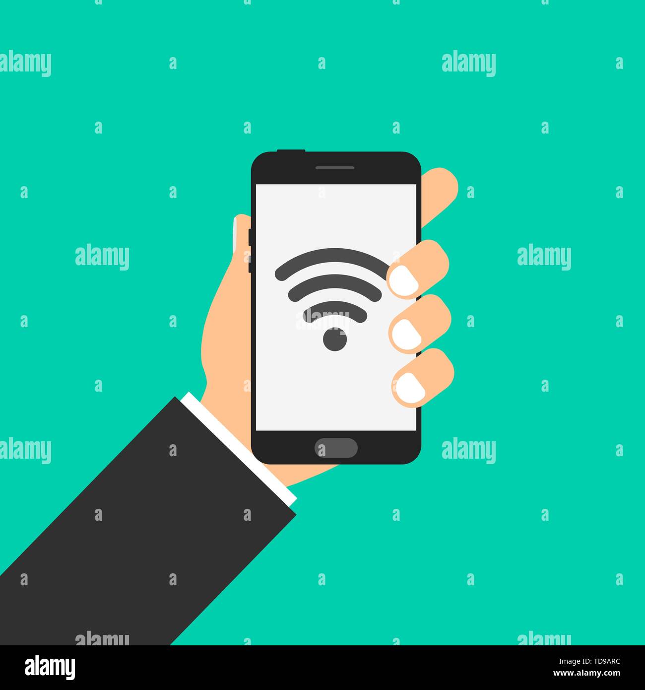 Cell phone free zone Stock Vector Images - Alamy