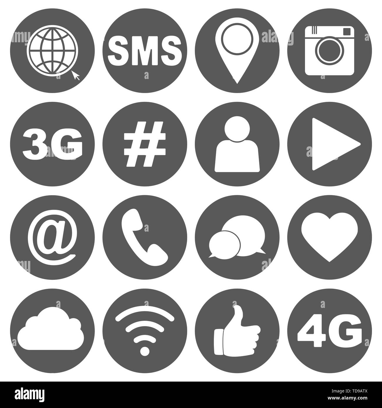 3g vector vectors Black and White Stock Photos & Images - Alamy