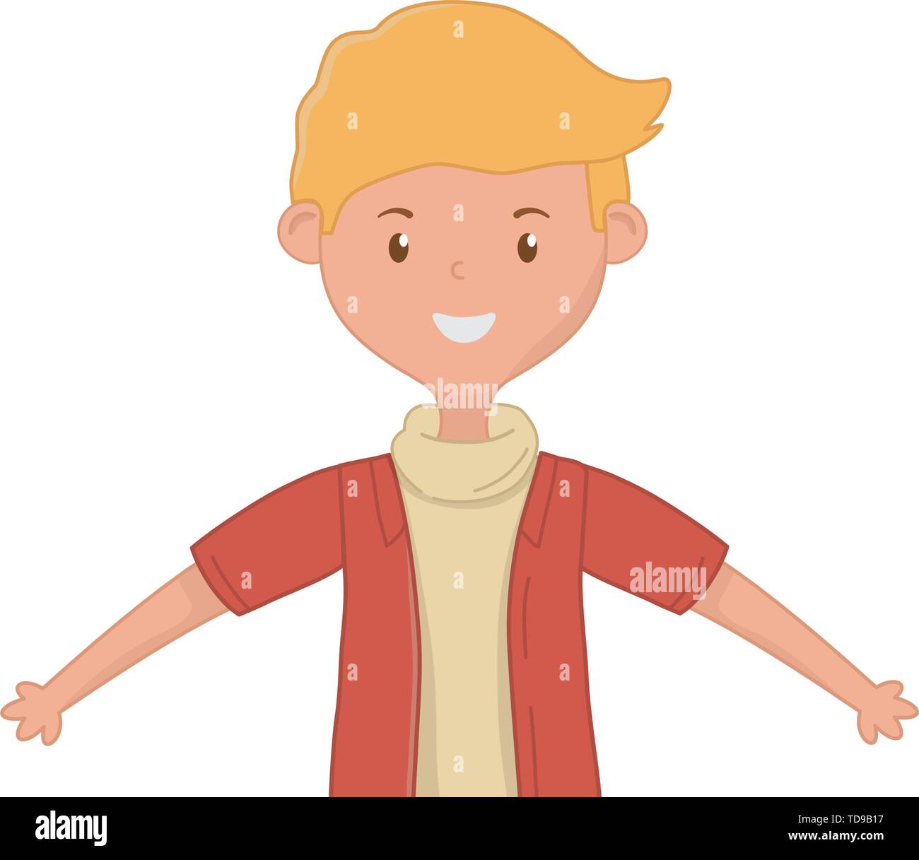 Teenager boy design, person portrait young youth student and teen theme ...
