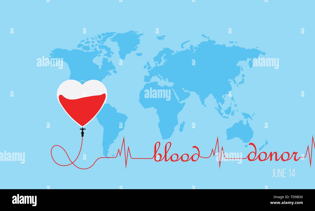 14th june world blood donor day Stock Vector Image & Art - Alamy