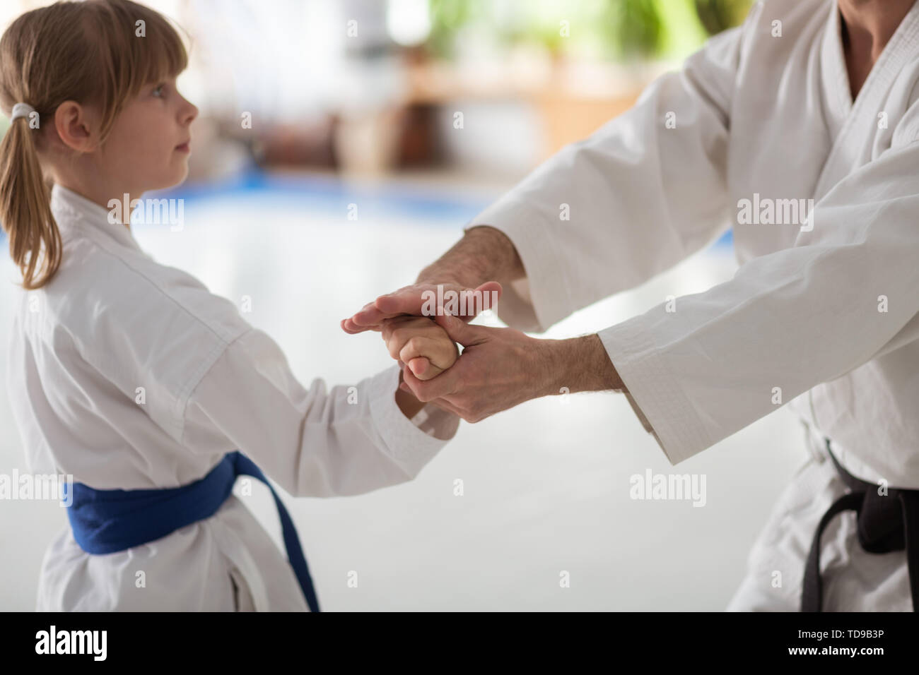 Aikido hand movements hi-res stock photography and images - Alamy