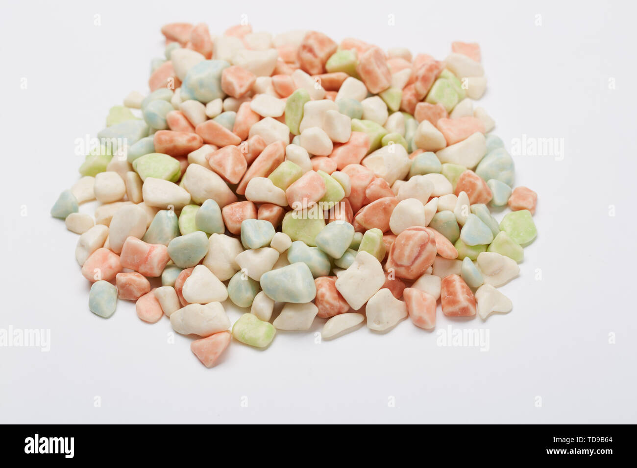 Chocolate candy, stone-shaped candy Stock Photo - Alamy