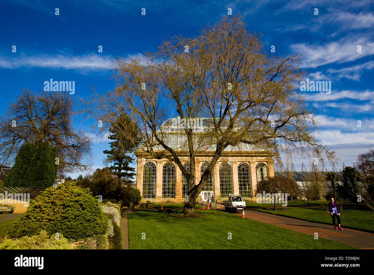 Edinburgh Botanical Garden Stock Photo - Alamy