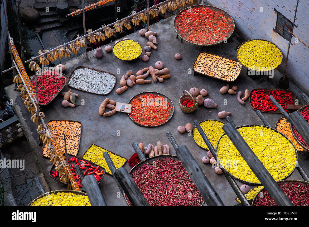 To sunken and sunken in the mountains Stock Photo - Alamy