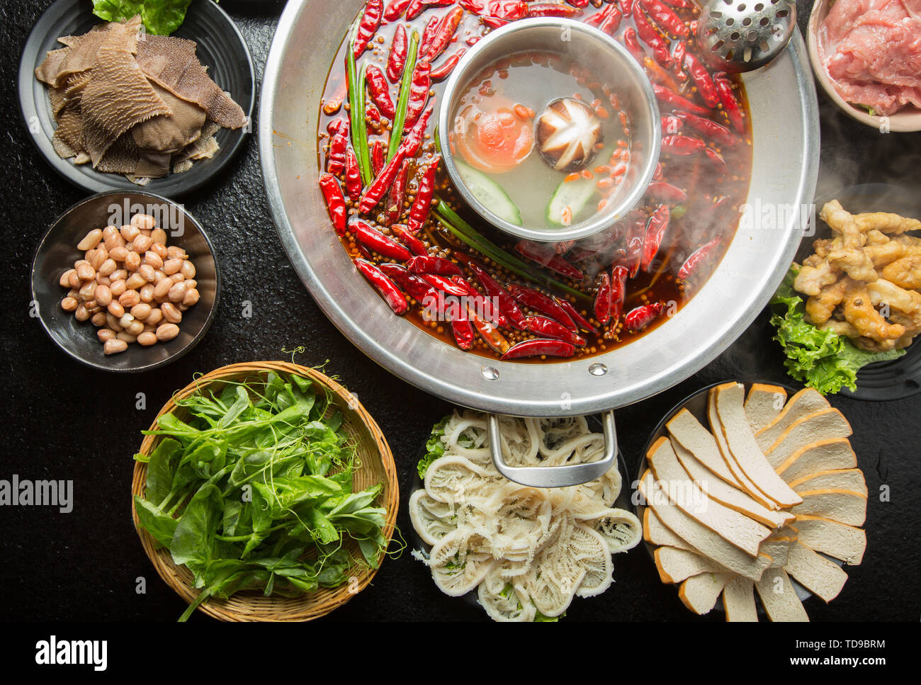 Sichuan hot pot hi-res stock photography and images - Alamy