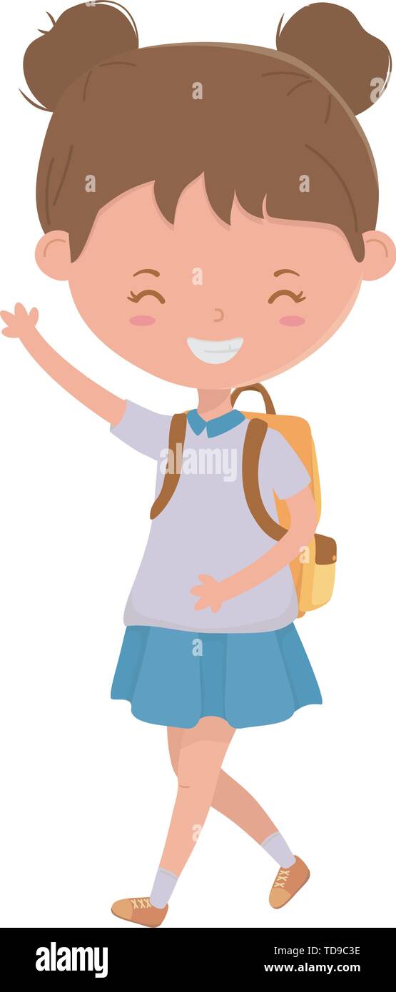 Girl kid design, School education learning knowledge study and class ...