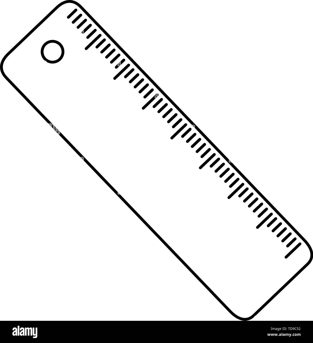 Ruler design, School supply object education study lesson and class ...