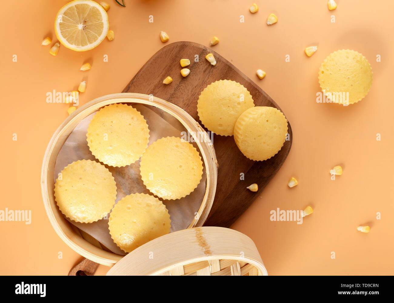 Corn hair cake Stock Photo - Alamy
