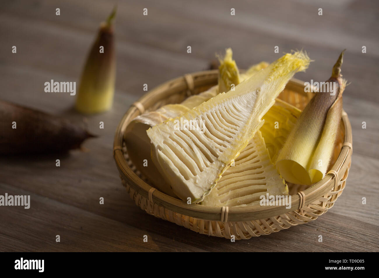 Cut bamboo shoots hi-res stock photography and images - Alamy