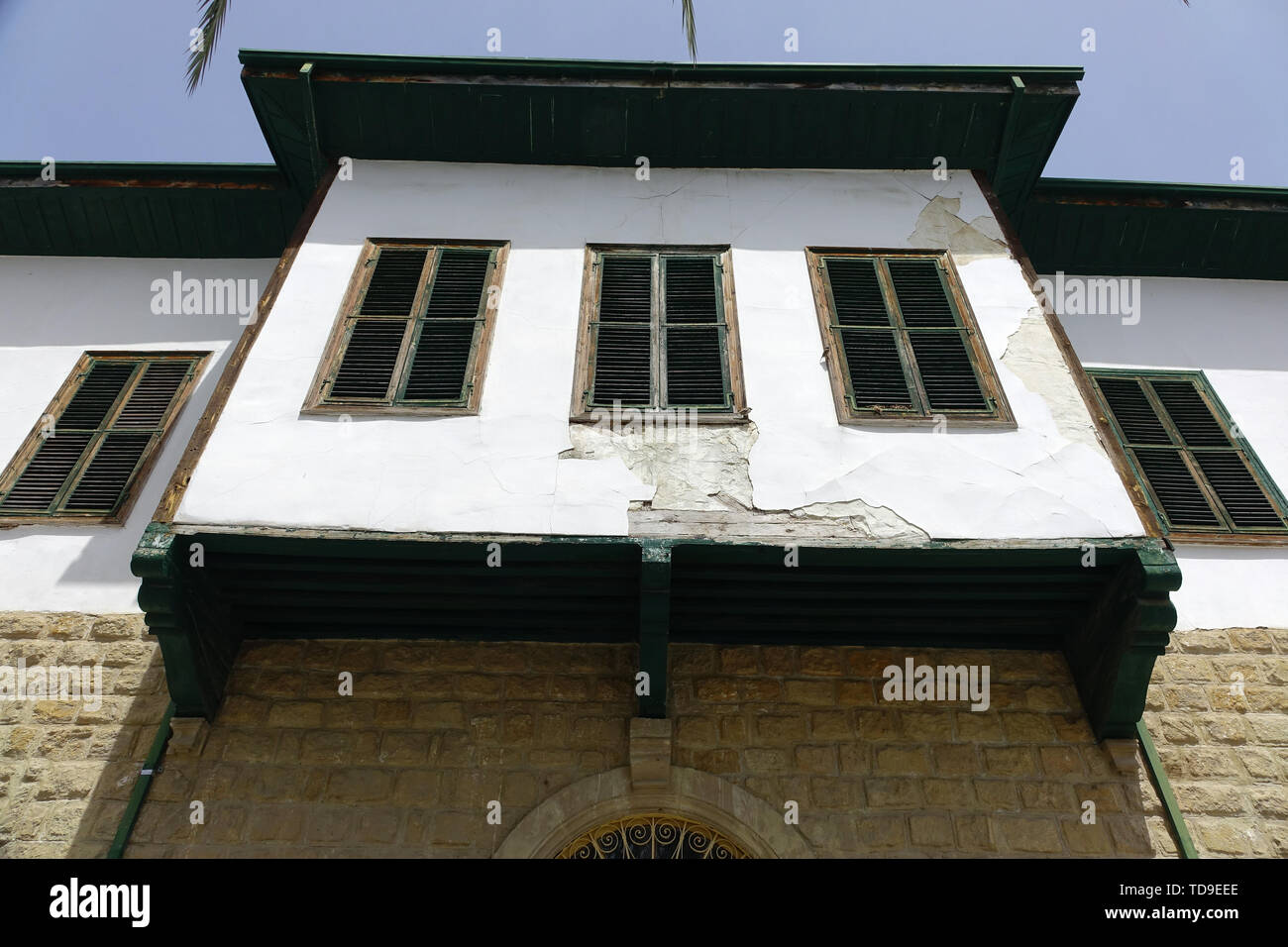 Typical old houses, Nicosia, Lefkosa, North Nicosia, Cyprus, Europe ...