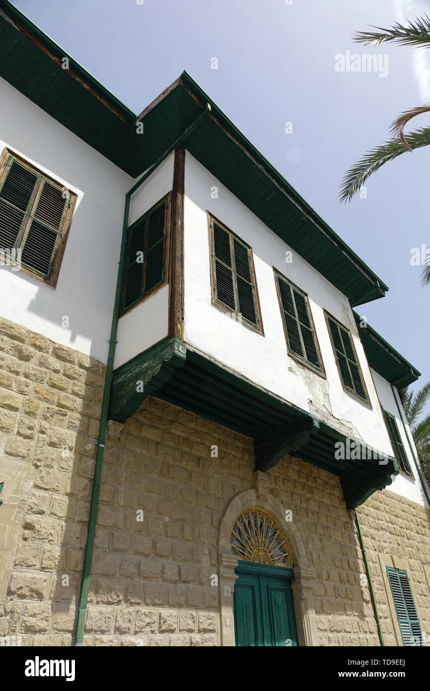 Typical old houses, Nicosia, Lefkosa, North Nicosia, Cyprus, Europe ...
