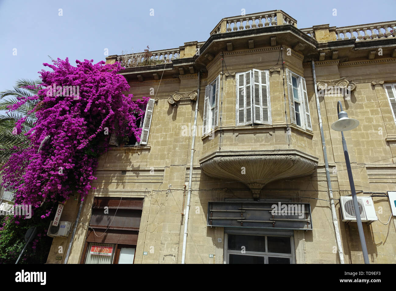 Typical old houses, Nicosia, Lefkosa, North Nicosia, Cyprus, Europe ...