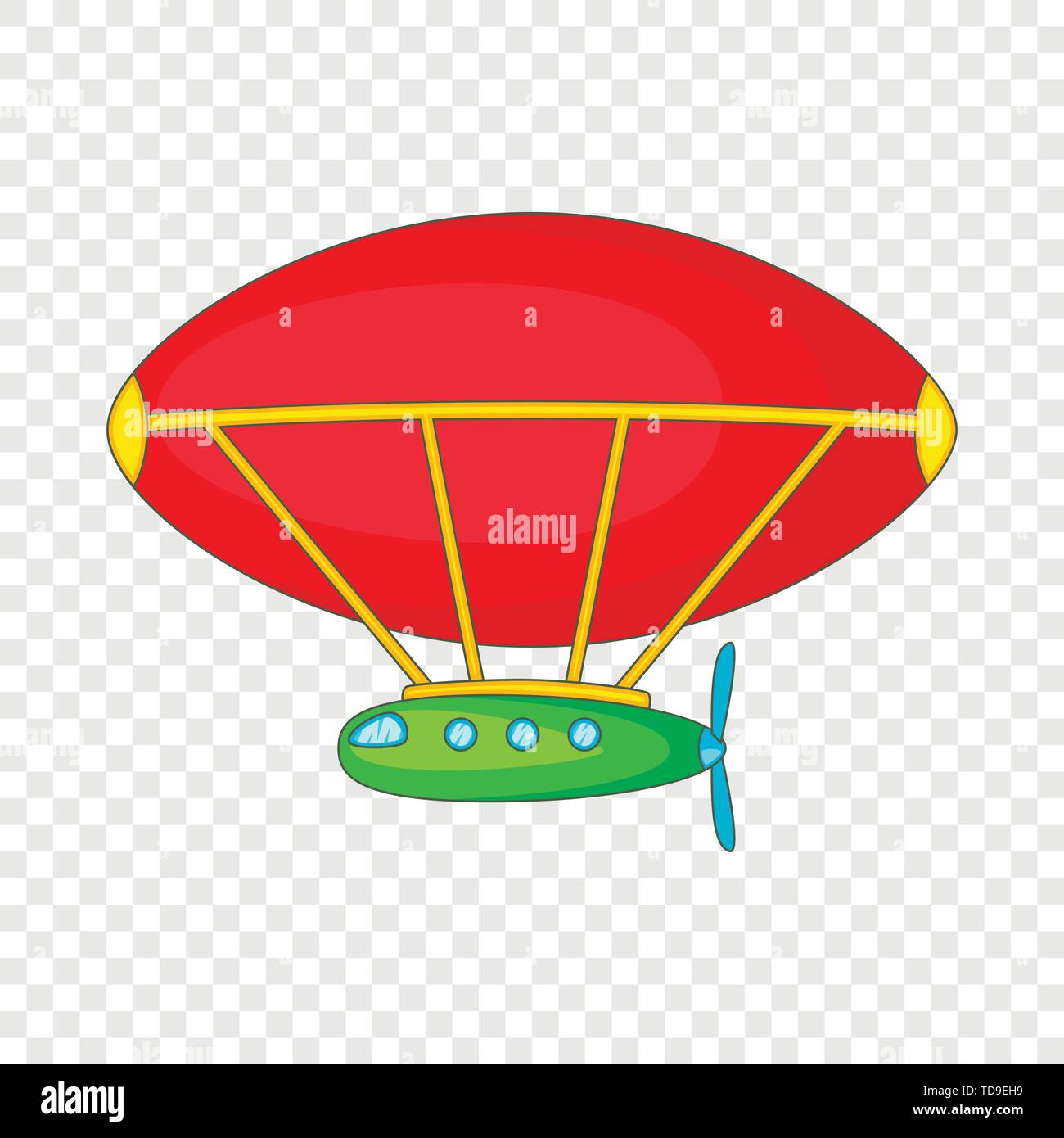 Dirigible icon, cartoon style Stock Vector Image & Art - Alamy