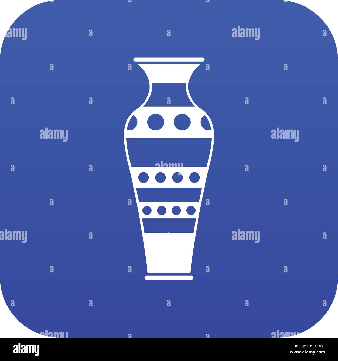 Egyptian vase icon digital blue Stock Vector Image & Art - Alamy