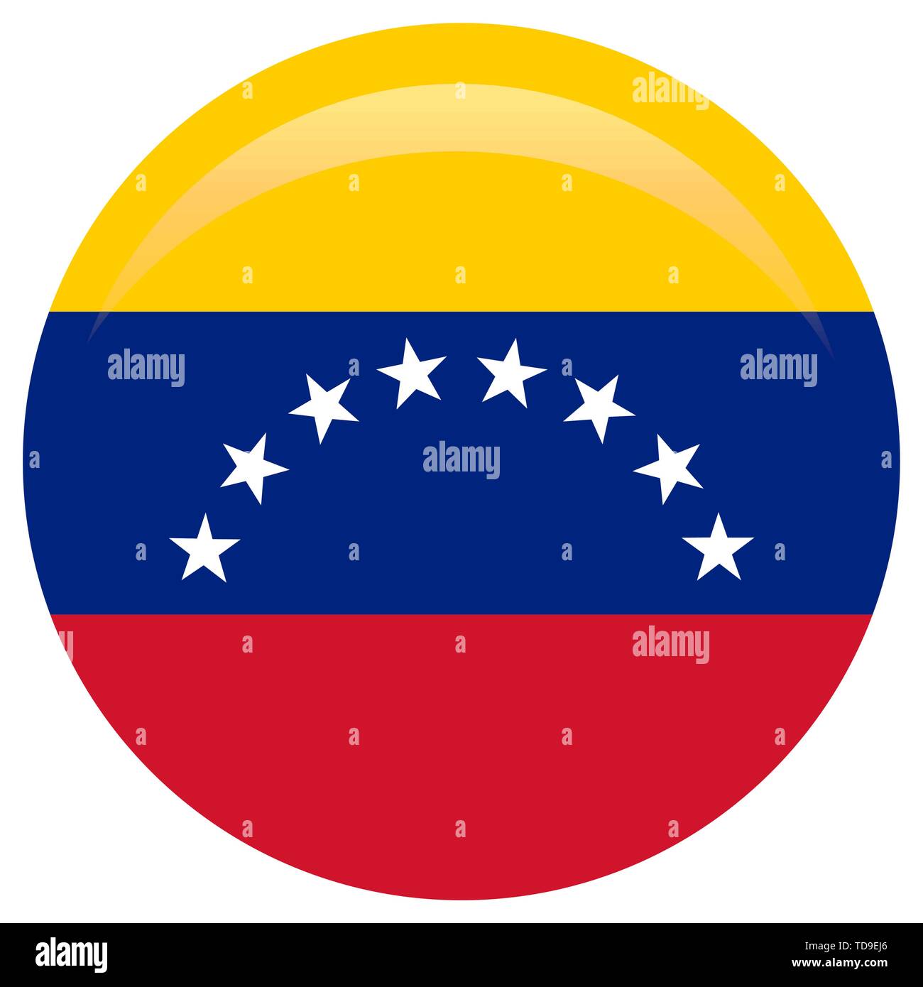 Flag of Venezuela. Civil variant. Accurate dimensions, element ...