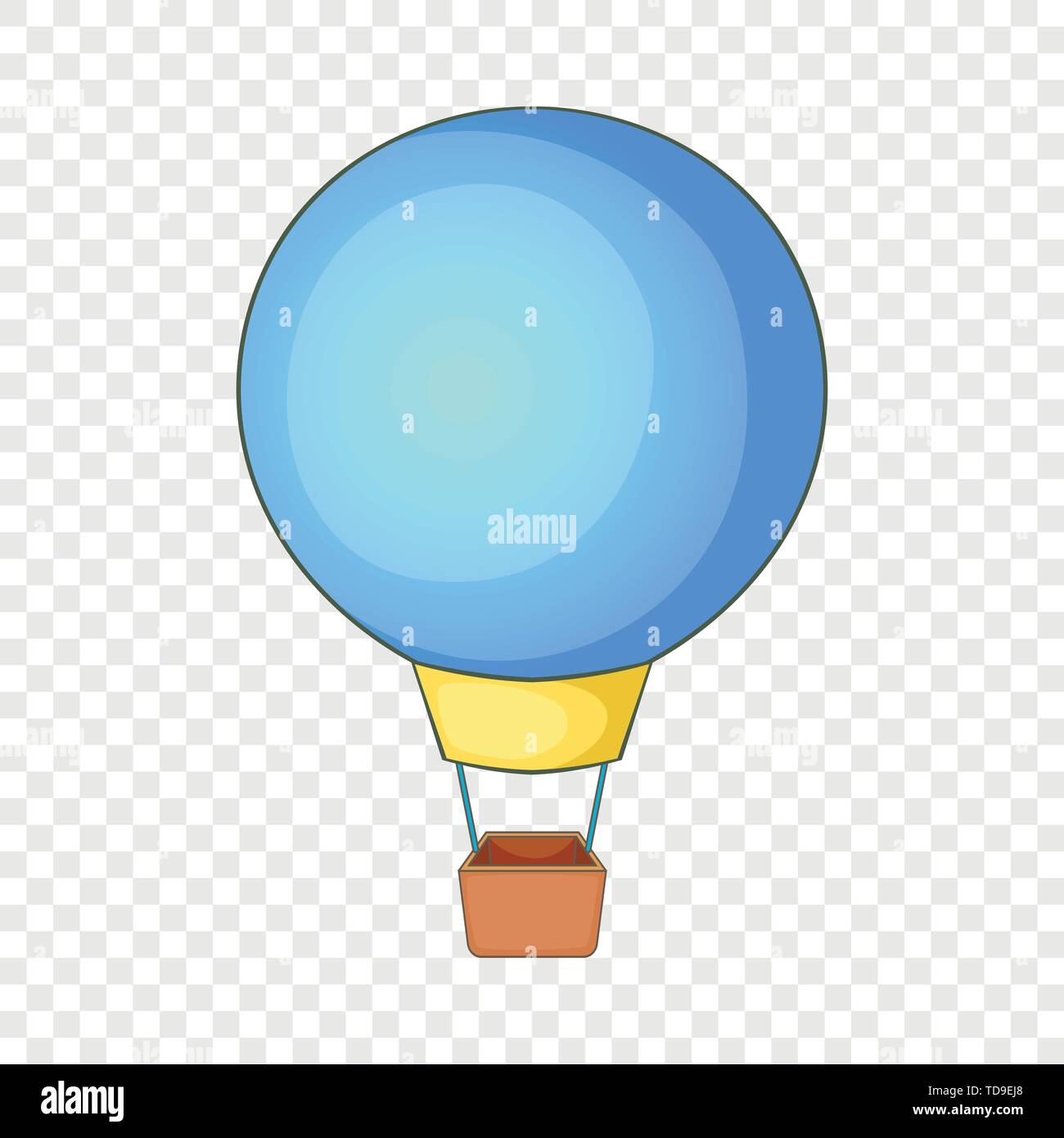Flying balloon icon, cartoon style Stock Vector Image & Art - Alamy