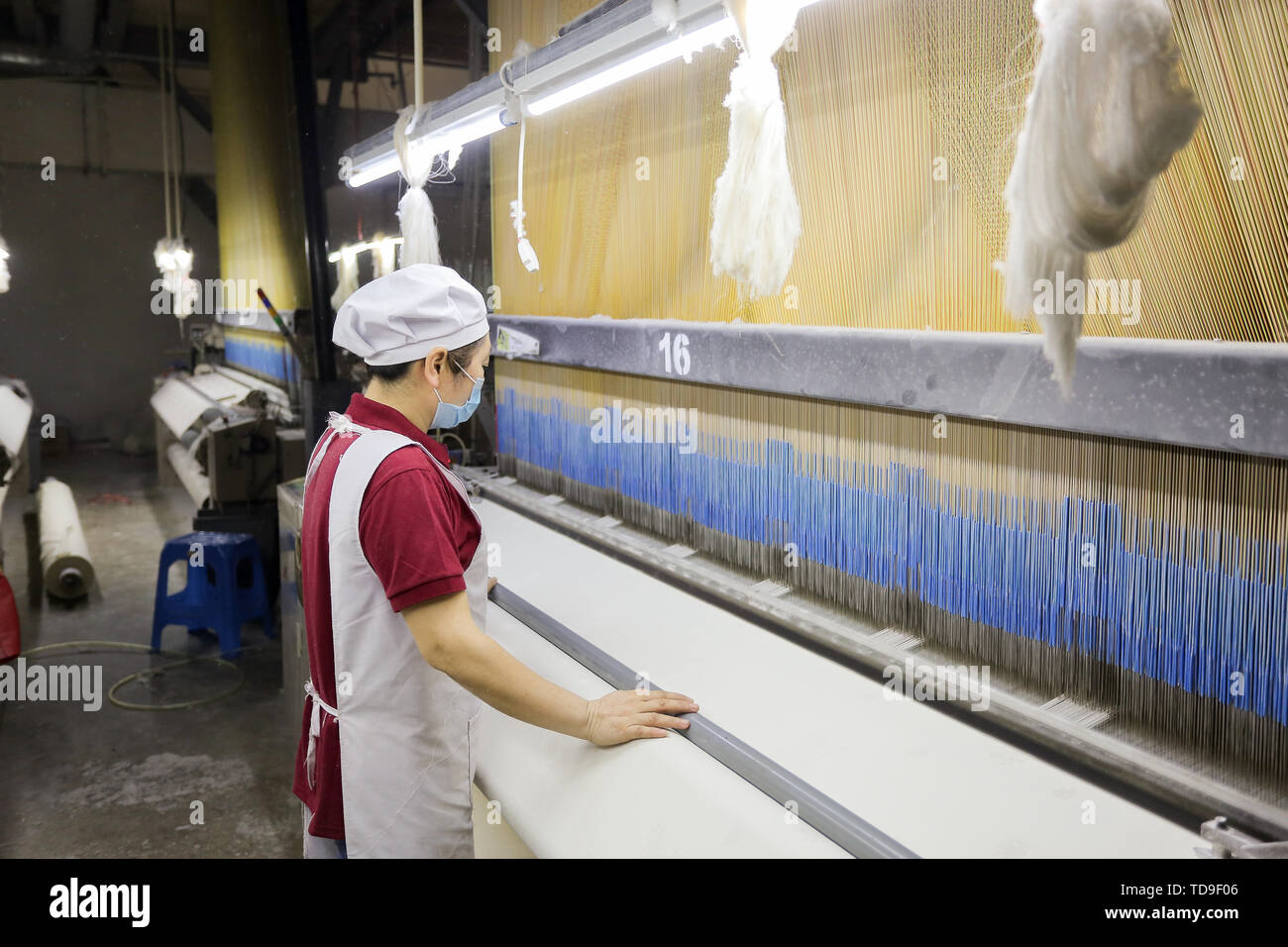Textile mill spinning mill Stock Photo - Alamy
