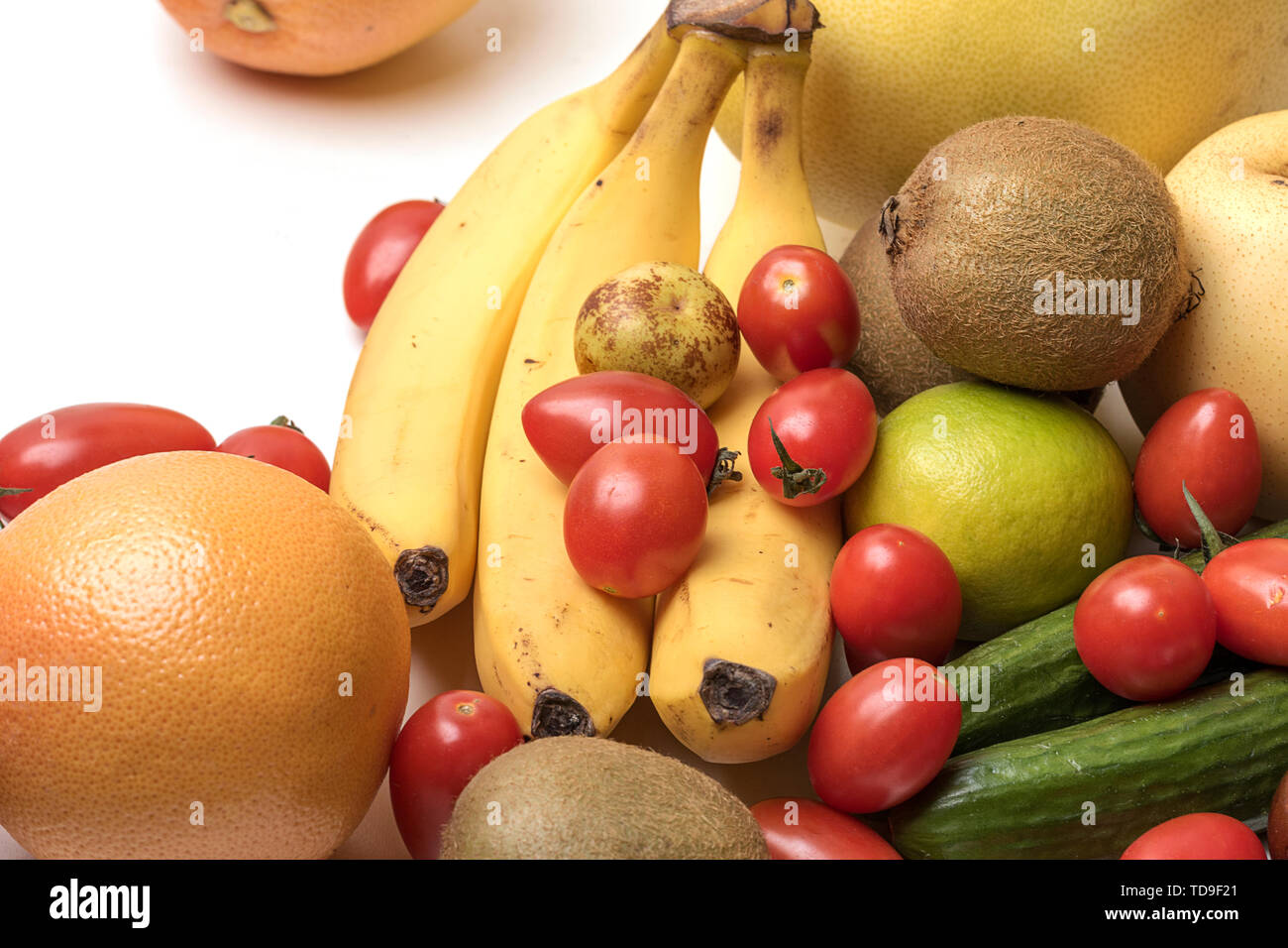 Fresh fruit combination Stock Photo - Alamy