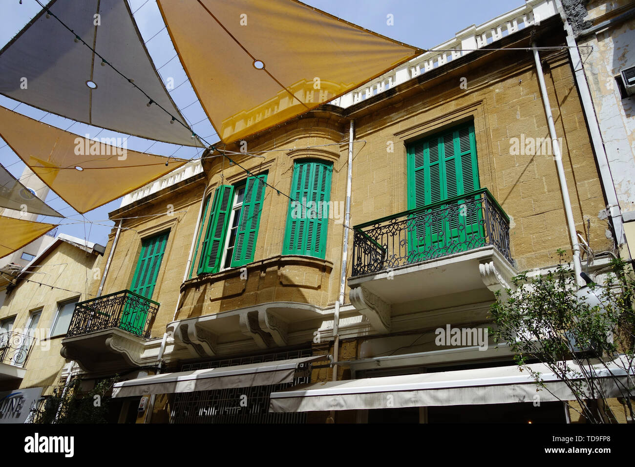 Building, Nicosia, Lefkosia, South Nicosia, Cyprus, Europe Stock Photo ...