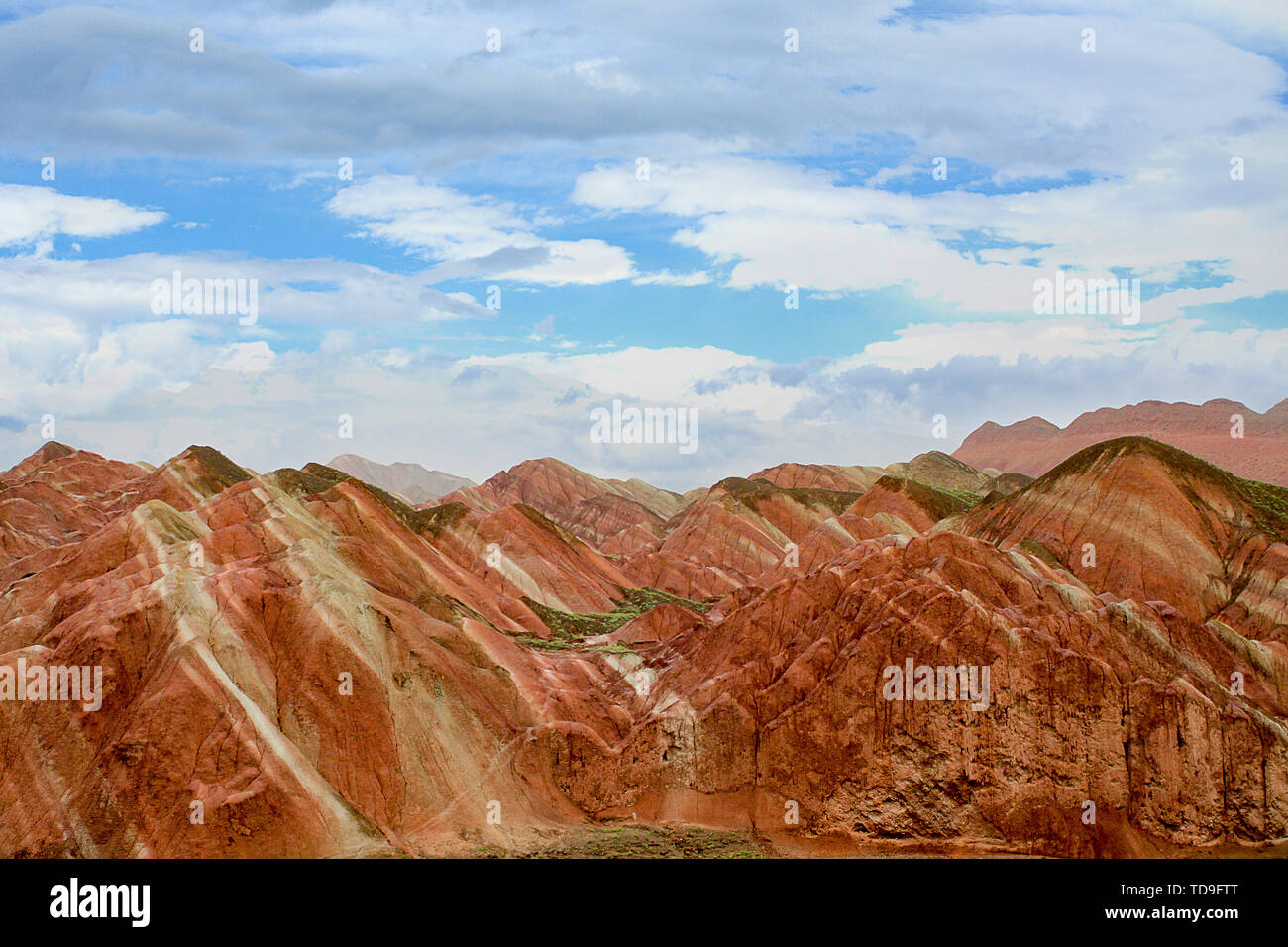 Colorful Danxia, Zhangye National Geopark Stock Photo - Alamy