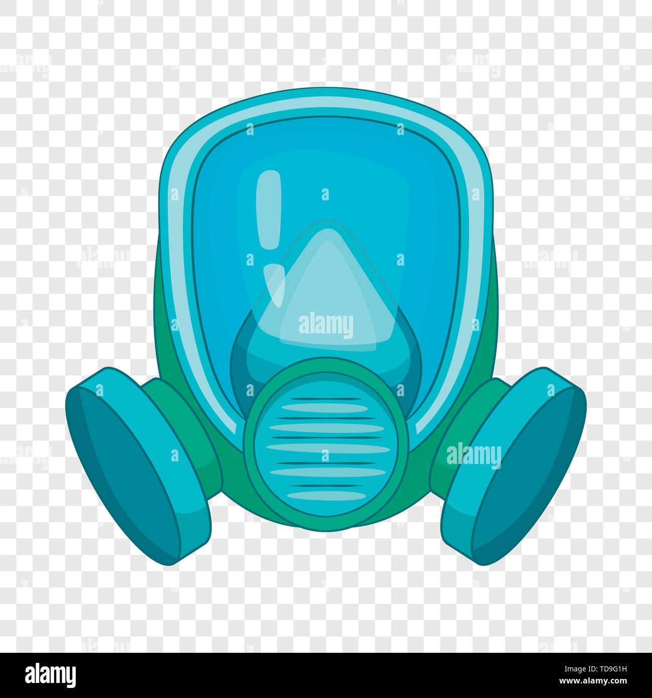 Gas mask icon, cartoon style Stock Vector Image & Art - Alamy