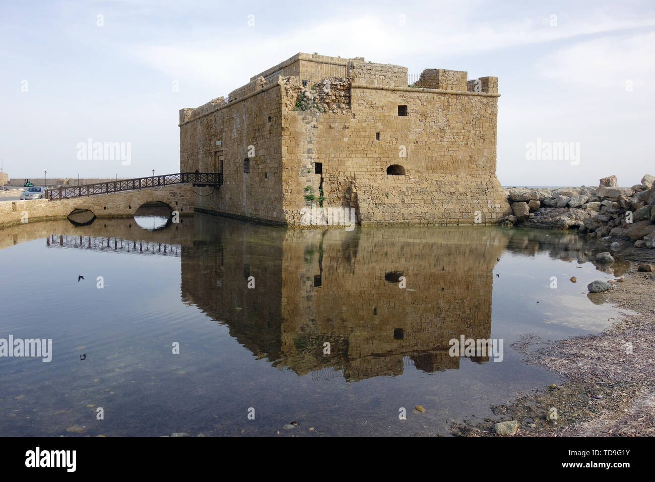Paphos castle (fort) in paphos harbour kato paphos, Paphos, Cyprus ...