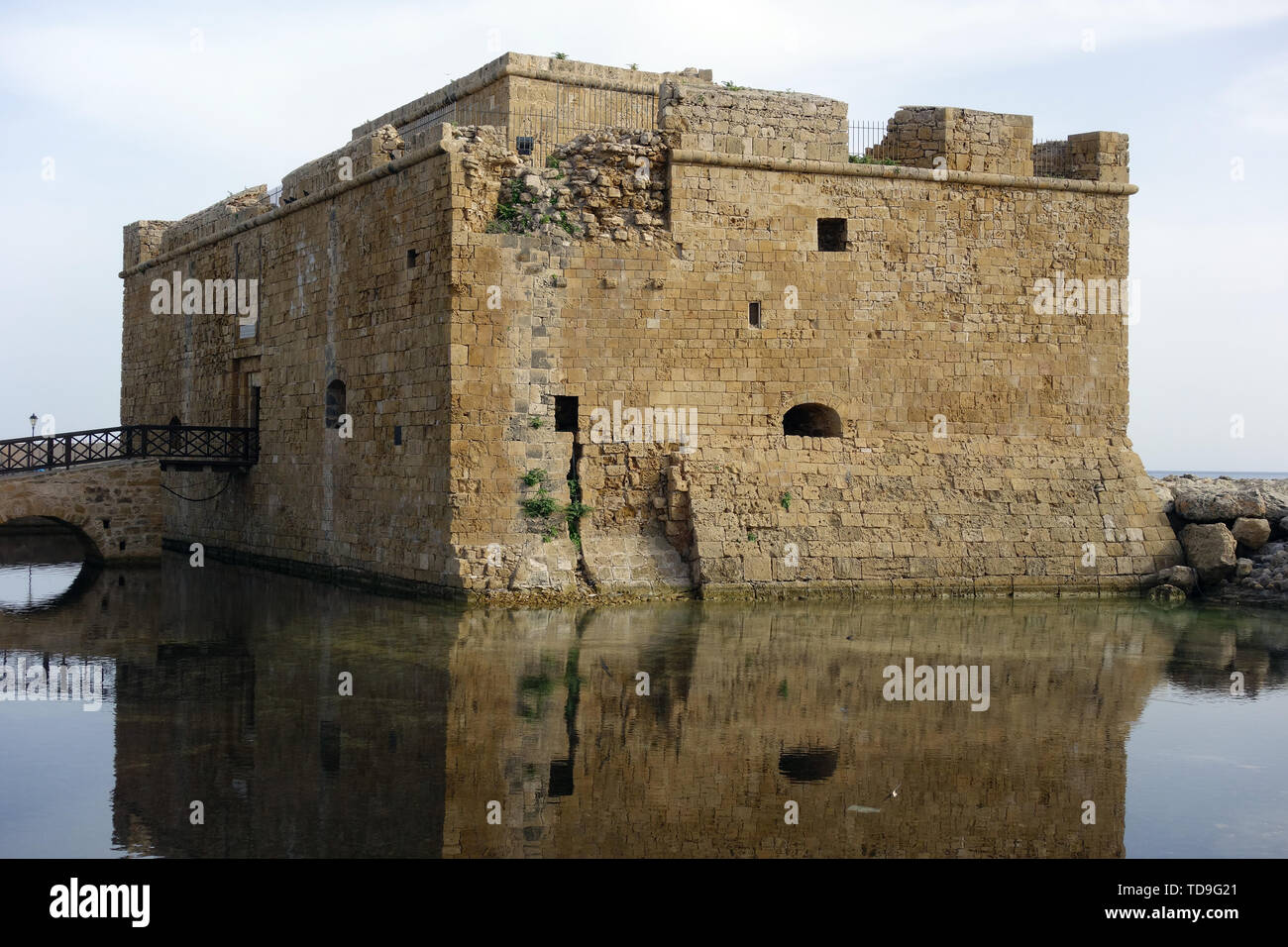 Paphos castle (fort) in paphos harbour kato paphos, Paphos, Cyprus ...