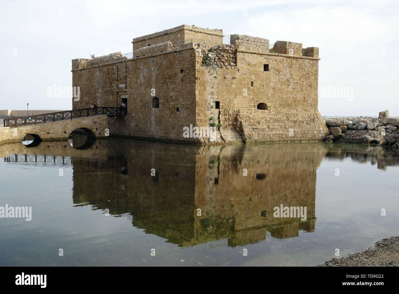 Paphos castle (fort) in paphos harbour kato paphos, Paphos, Cyprus ...