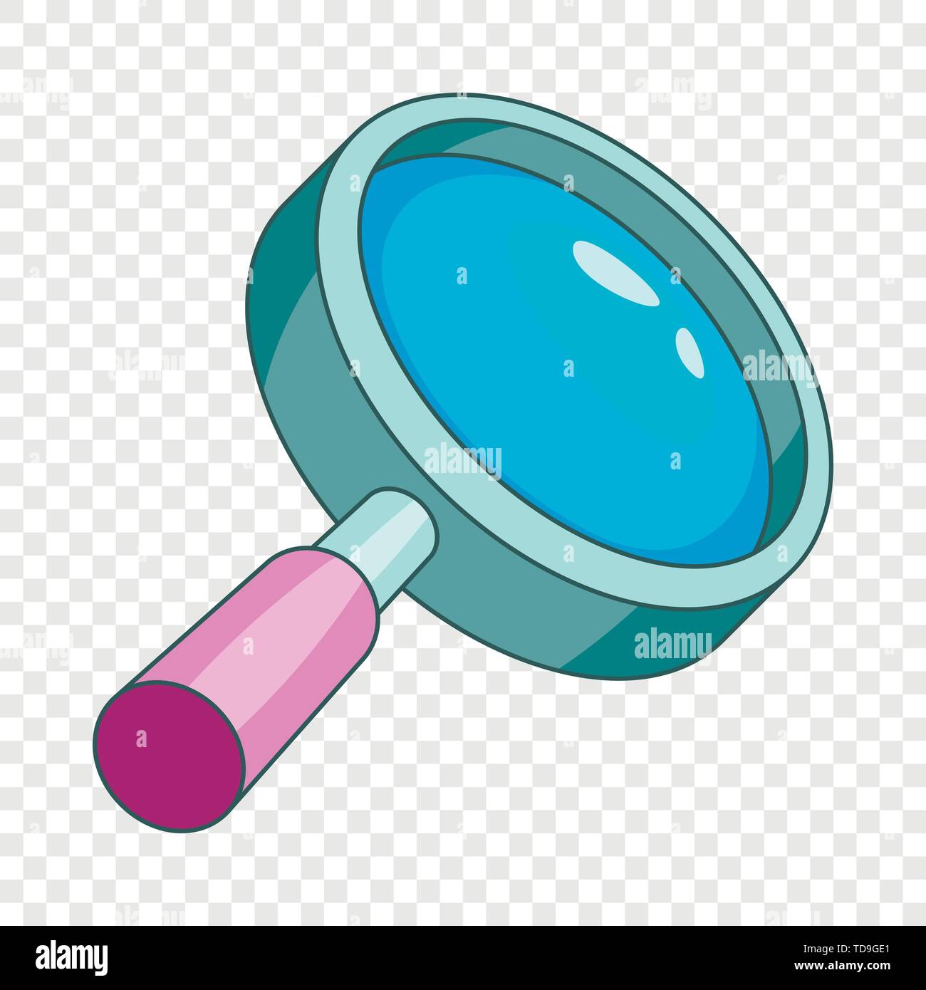 Magnify icon, cartoon style Stock Vector Image & Art - Alamy