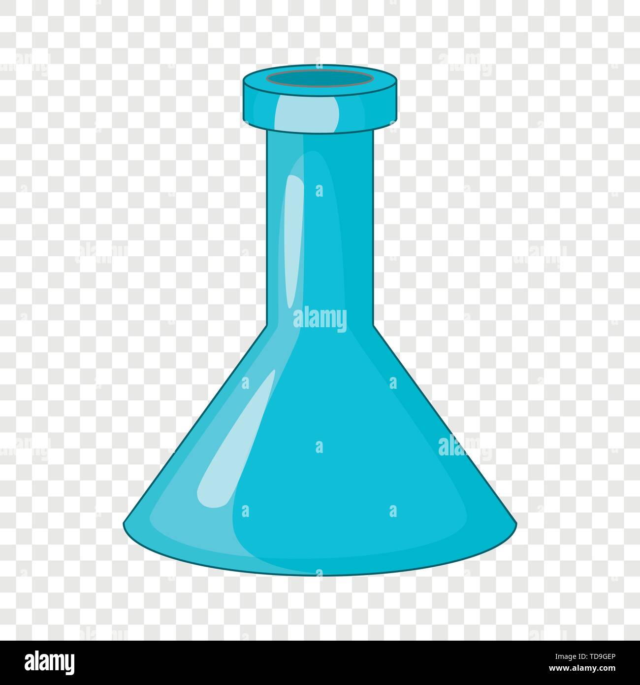 Chemical flask icon, cartoon style Stock Vector Image & Art - Alamy
