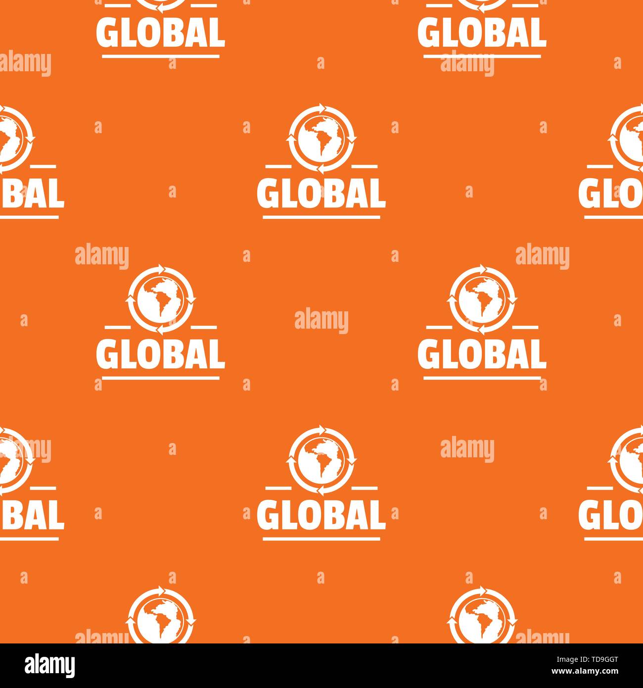 Global pattern vector orange Stock Vector Image & Art - Alamy