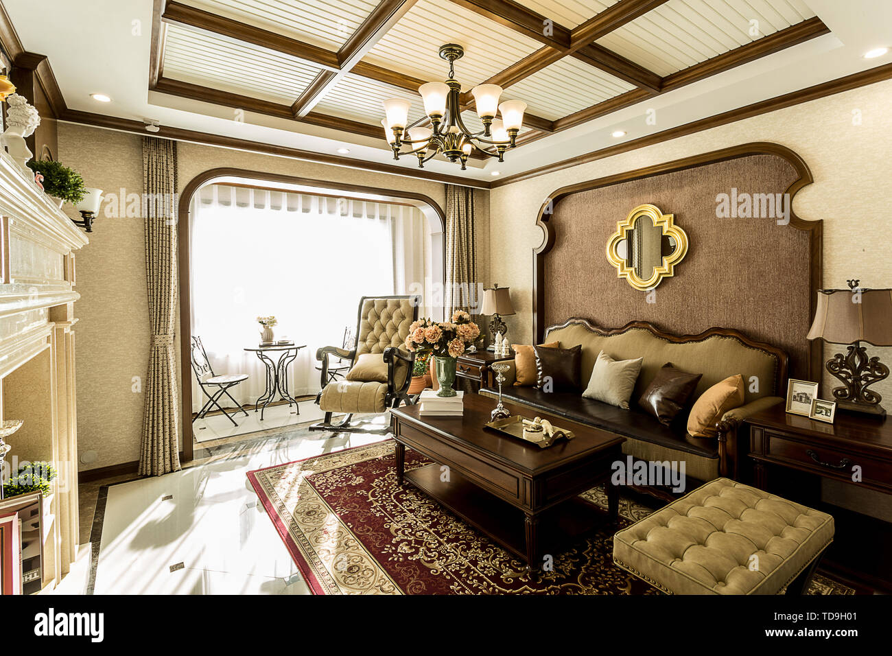 Interior Design Model Room Stock Photo - Alamy