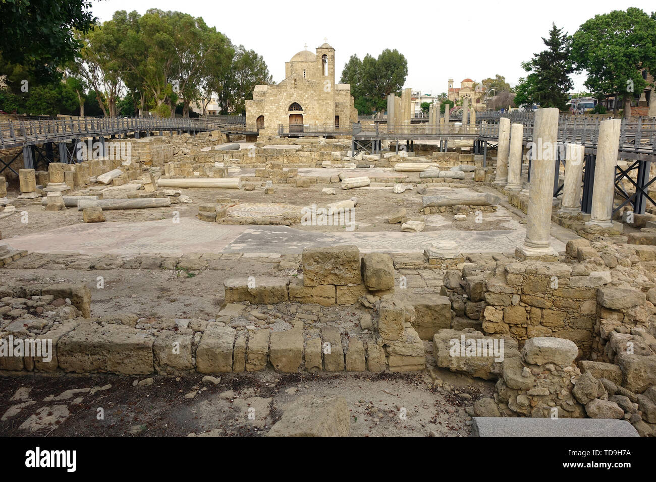 The Panagia Chrysopolitissa church was built in the 13th century ...