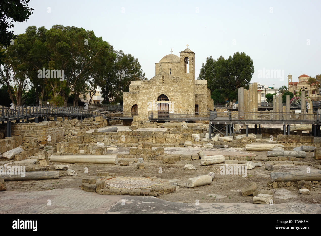 The Panagia Chrysopolitissa church was built in the 13th century ...