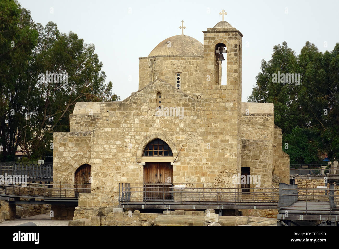The Panagia Chrysopolitissa church was built in the 13th century ...