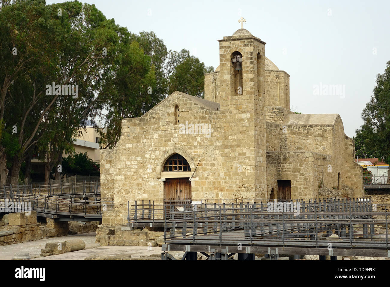 The Panagia Chrysopolitissa church was built in the 13th century ...