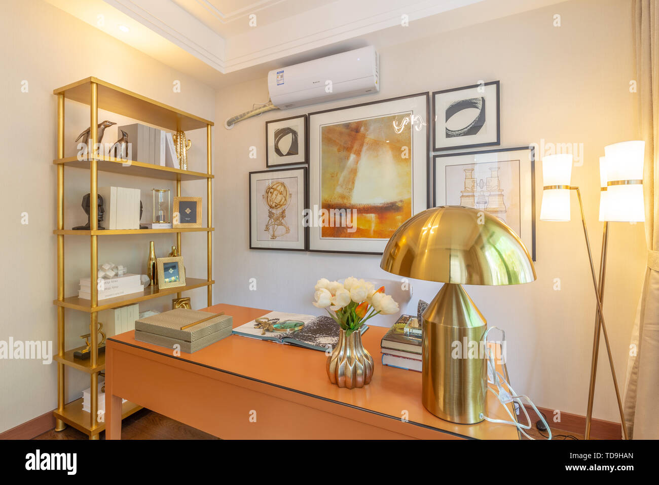 Modern Study Home Environment Interior Design Model Room Space Design ...
