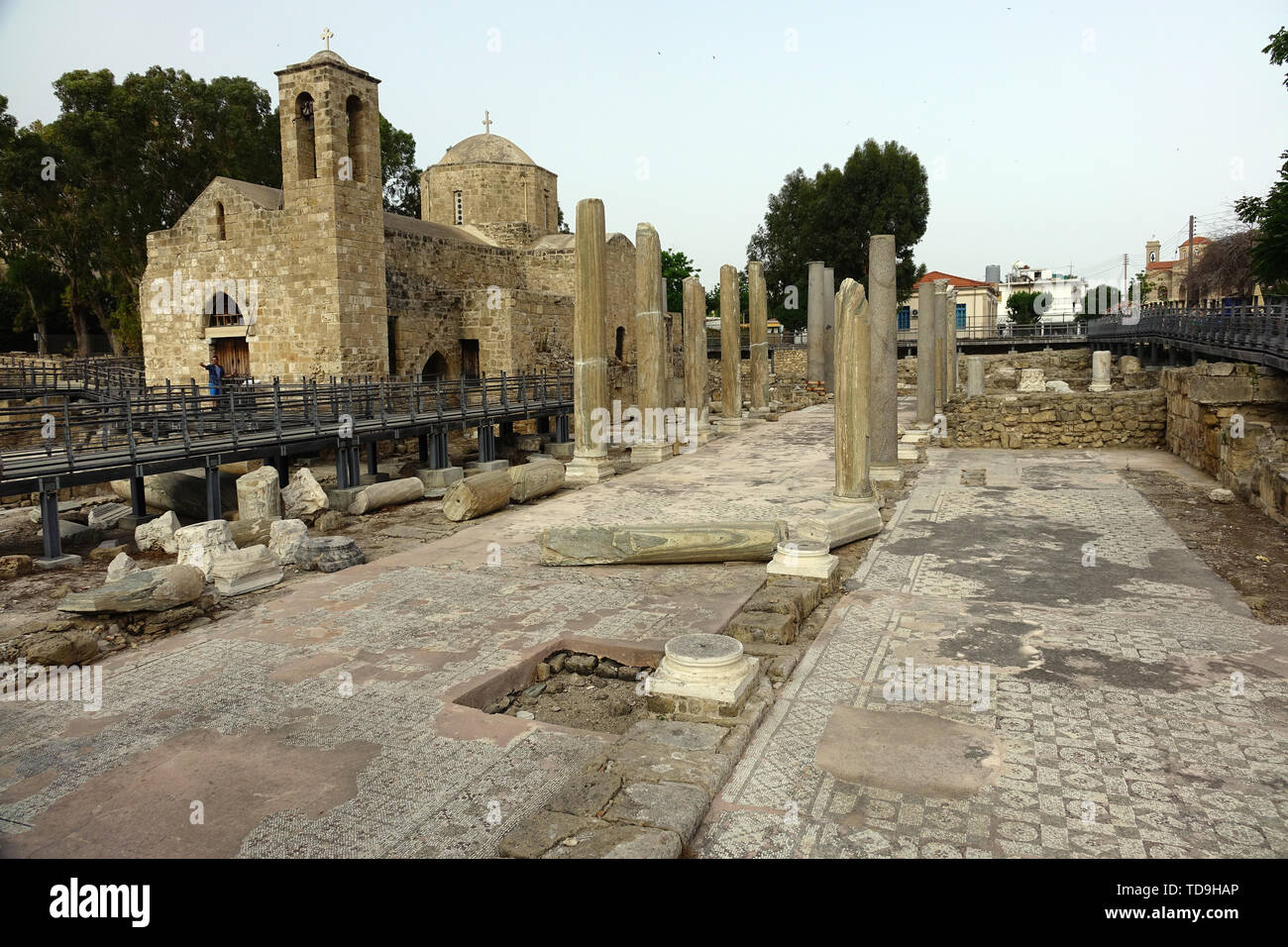 The Panagia Chrysopolitissa church was built in the 13th century ...