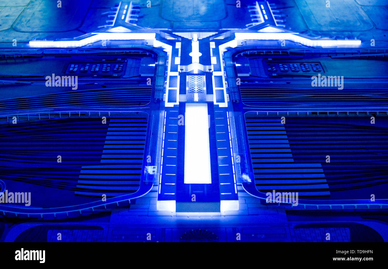 Hongqiao Hub (Shanghai Municipal Planning Museum Stock Photo - Alamy