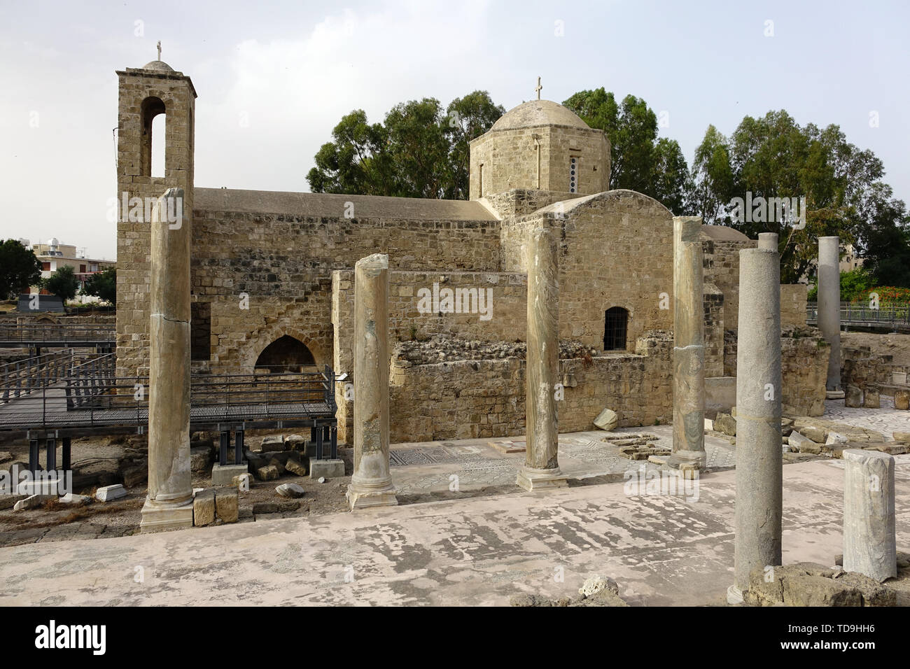 The Panagia Chrysopolitissa church was built in the 13th century ...