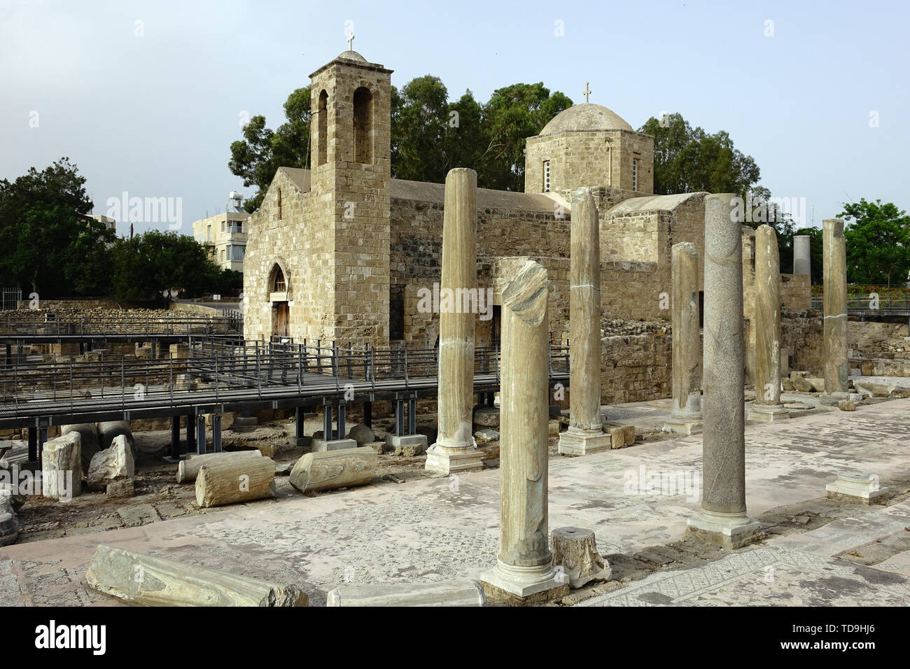 The Panagia Chrysopolitissa church was built in the 13th century ...